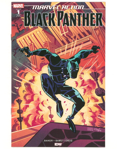 IDW Marvel Action: BLACK PANTHER #1 1:25 Retailer Incentive Variant ...