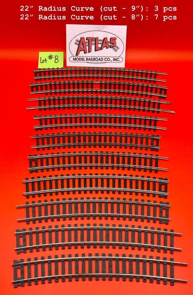 ATLAS HO Code 100 Snap-Track Nickel Silver *Track Lots - You Choose* | eBay