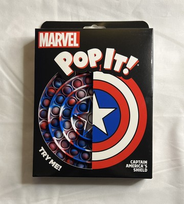 Rare Buffalo Games Marvel Collection Captain America PopIt Fidget ...
