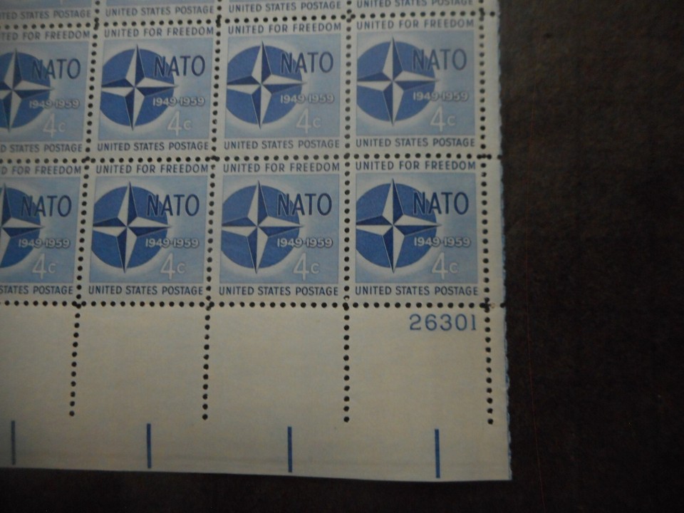 Scott 1127, 4 cent, NATO, Sheet | eBay