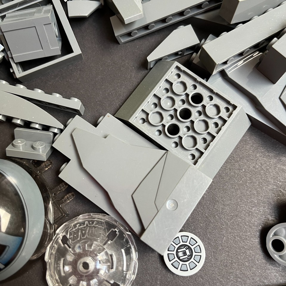 1 lb Lot Dark Gray Lego Piece Huge Bulk Lot Mixed Bricks Parts Star ...