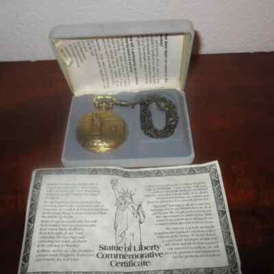Sutton Time Statue of Liberty Commemorative Pocket Watch | eBay