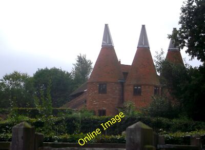 Photo 6x4 Little Butts Farm Oast Lower Cousley Wood A three round kiln ...
