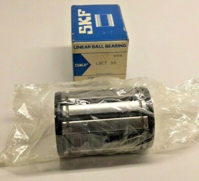 SKF LBCT 30 Open Round Rail Ball Bushing 30mm Shaft Bore LBCT30 | eBay