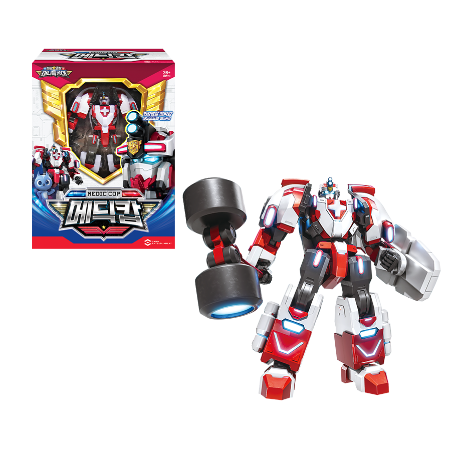 MINIFORCE Super Cops Power Police Ranger TRANS HEAD Transformer Robot ...
