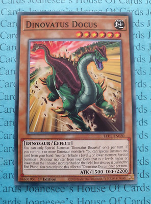 LEDE-EN030 Dinovatus Docus Yu-Gi-Oh Card 1st Edition New | eBay