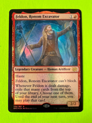 MTG The Brothers' War ( Feldon, Ronom Excavator ) FOIL 135/287 Rare | eBay