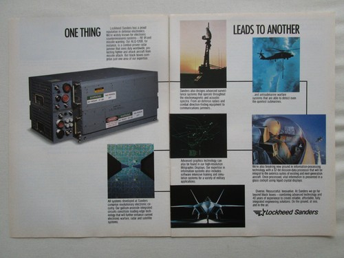 10/1990 PUB LOCKHEED SANDERS DEFENSE ELECTRONICS ALQ-126B ASW AVIONICS ...