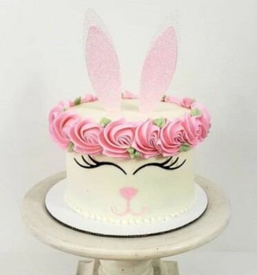 5pcs Bunny cake topper Peter Rabbit cake topper lily bobtail cupcake ...