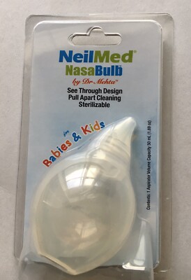 Neil Med Nasa Bulb Babies & Kids Nasal Aspirator Sterilizeable NEW NIP ...