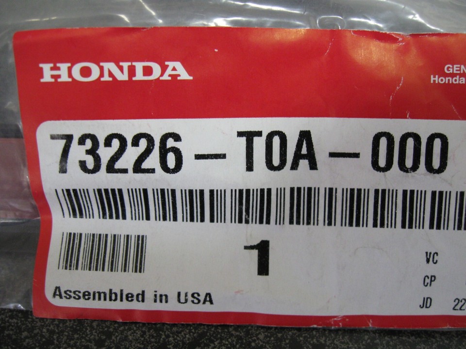 Honda 73226-T0A-000 Rear Window Rubber Dam for 12-13 CR-V New Genuine ...