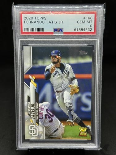 2020 Topps #168 Fernando Tatis Jr. 🔥PSA 10🔥 Rookie Cup Padres | eBay
