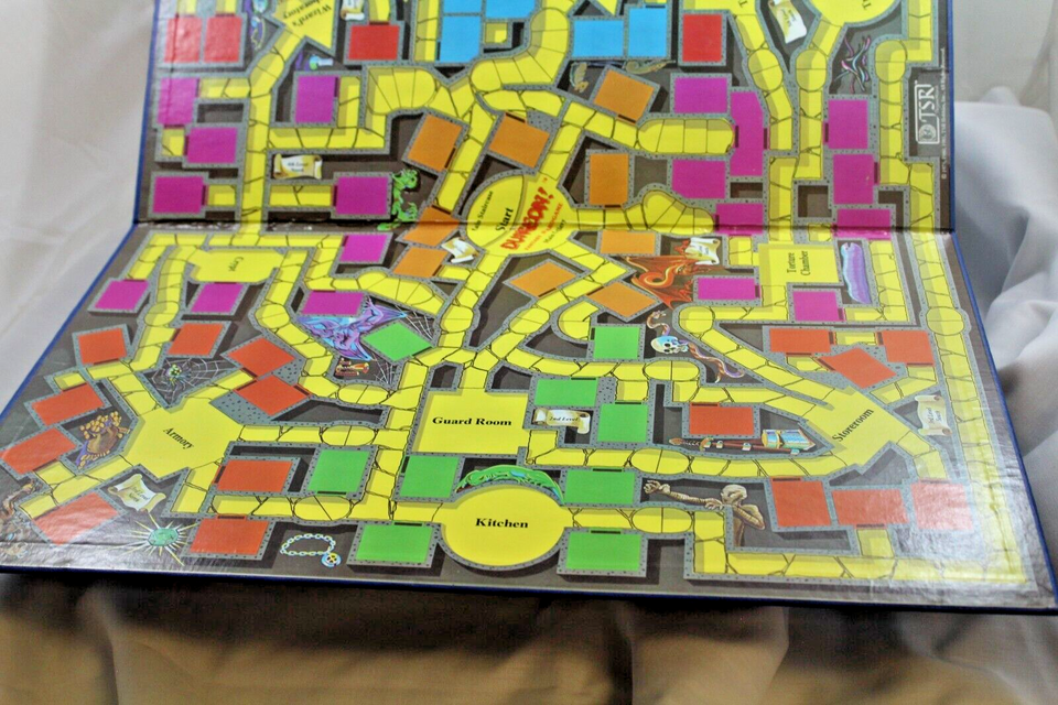 Vintage 1981 TSR Dungeon Fantasy Board Game Dungeons & Dragons ...