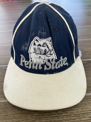 Vintage Penn State Snapback Hat Nittany Lions The Game Big Logo 90s ...