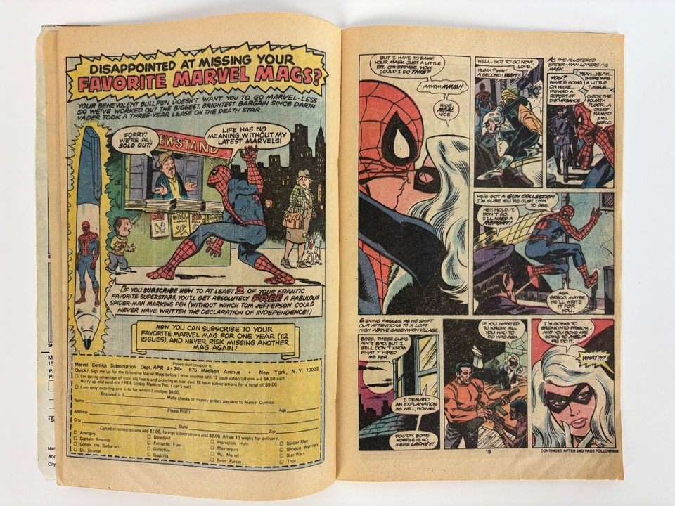 Amazing Spider-Man #194 - key 1st appearance The Black Cat (1979) - low ...
