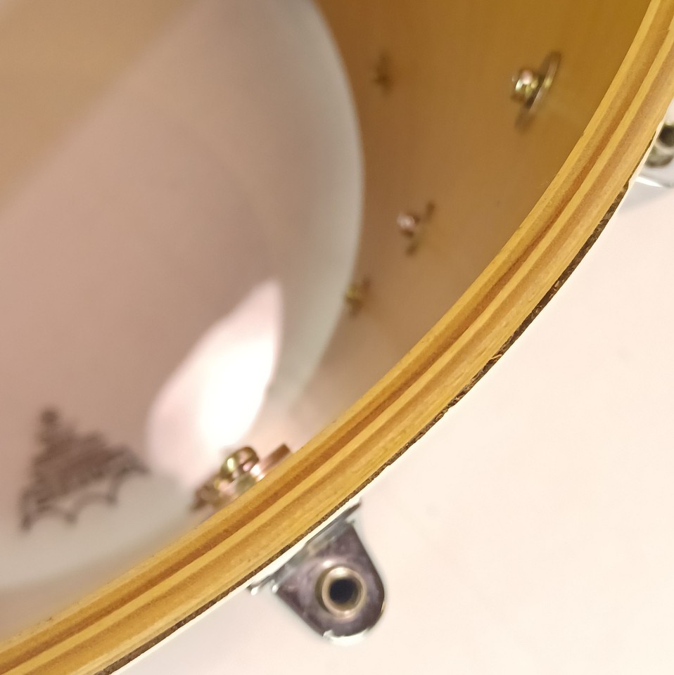 Yamaha 12x14"MS8014 Marching Snare Drum Piano White Japan Die-Cast Rims ...