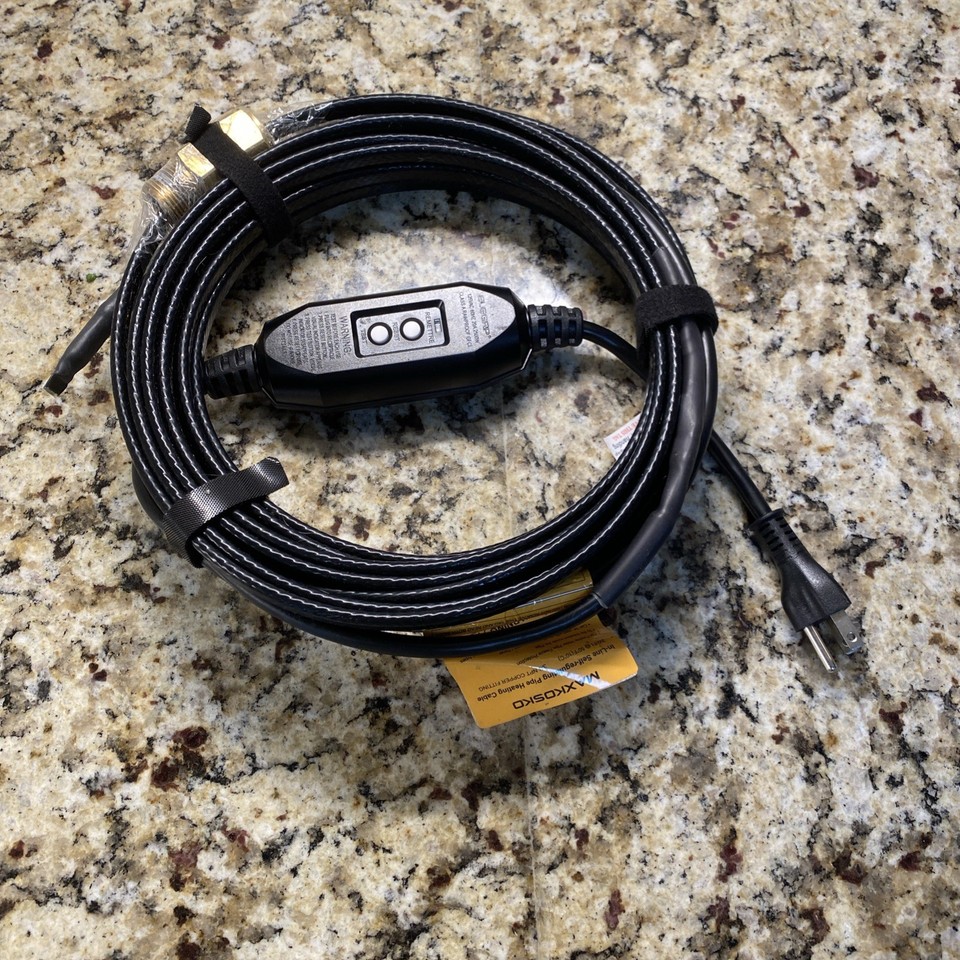 30 ft MAXKOSKO in Line Heating Cable Prevents Water Supply from ...