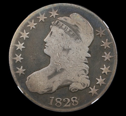 1828 Capped Bust Half Dollar NGC G6 Original Type COIN LEANING IN ...
