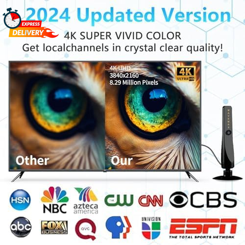 Wave Max Tv Antenna 2025, Wave Max Tv Antenna Signal Booster, Coverage ...