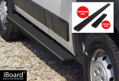 APS Premium 5" Black Side Steps Fit 14-25 Ram ProMaster 118in Wheelbase ...