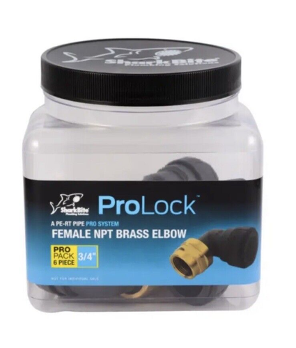 ProLock 3/4 in. Push-to-Connect FIP Plastic/Brass 90-Degree Elbow Fitting 6 Pack | eBay