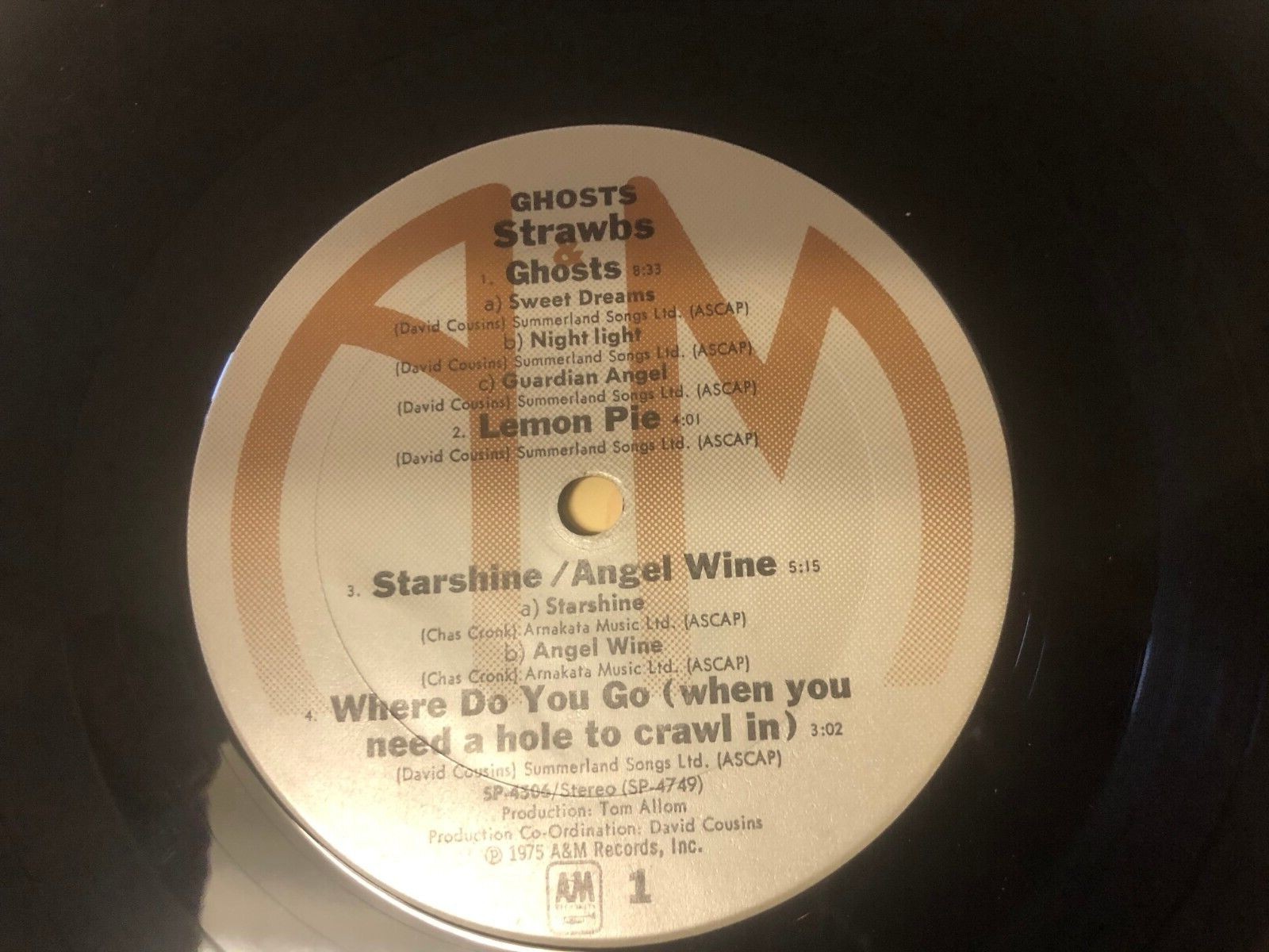 Strawbs-Ghosts-1975 A&M records SP4506 Vintage Classic collectible ...