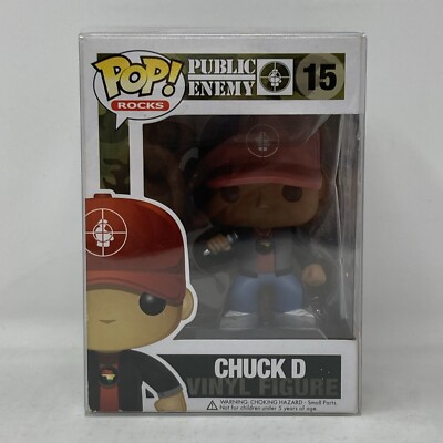 Funko Pop Public Enemy Chuck D #15 in Protector (C12) | eBay