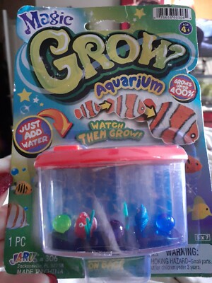 Magic Grow-Aquarium Growing-Fish Toy Set (1 Pack) Water Expanding Toys ...