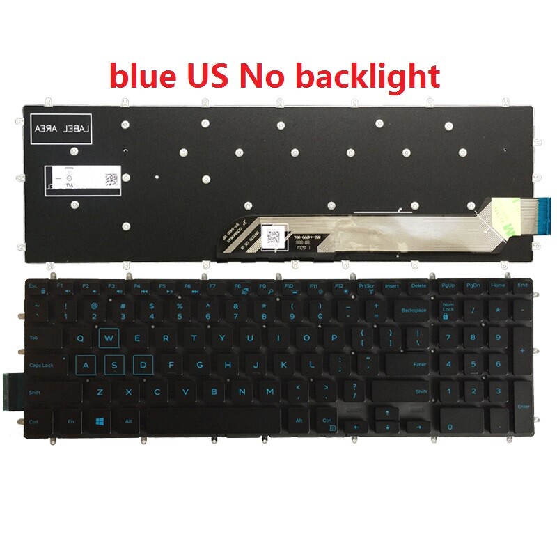 NEW FOR DELL G3 3579 P75F 3779 G5 15 5587 G7 15 7588 Keyboard blue ...