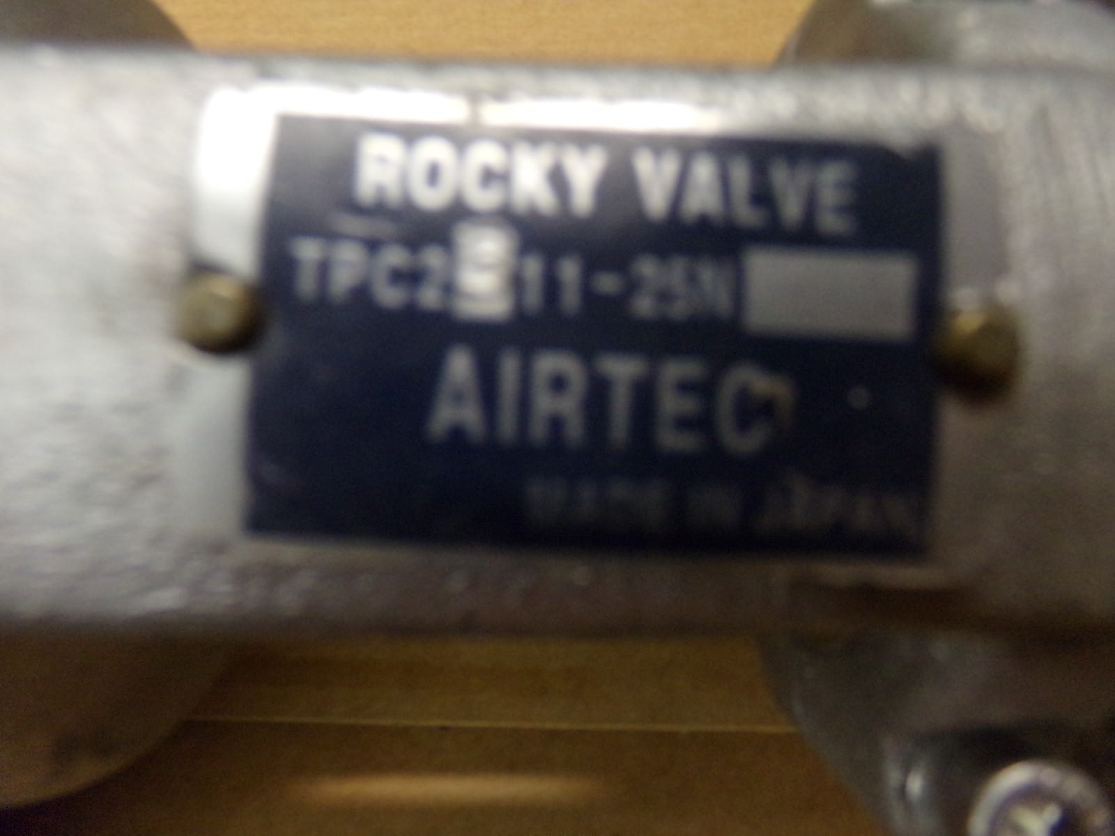Rocky Valve TPC2 311-25N Airtec | eBay