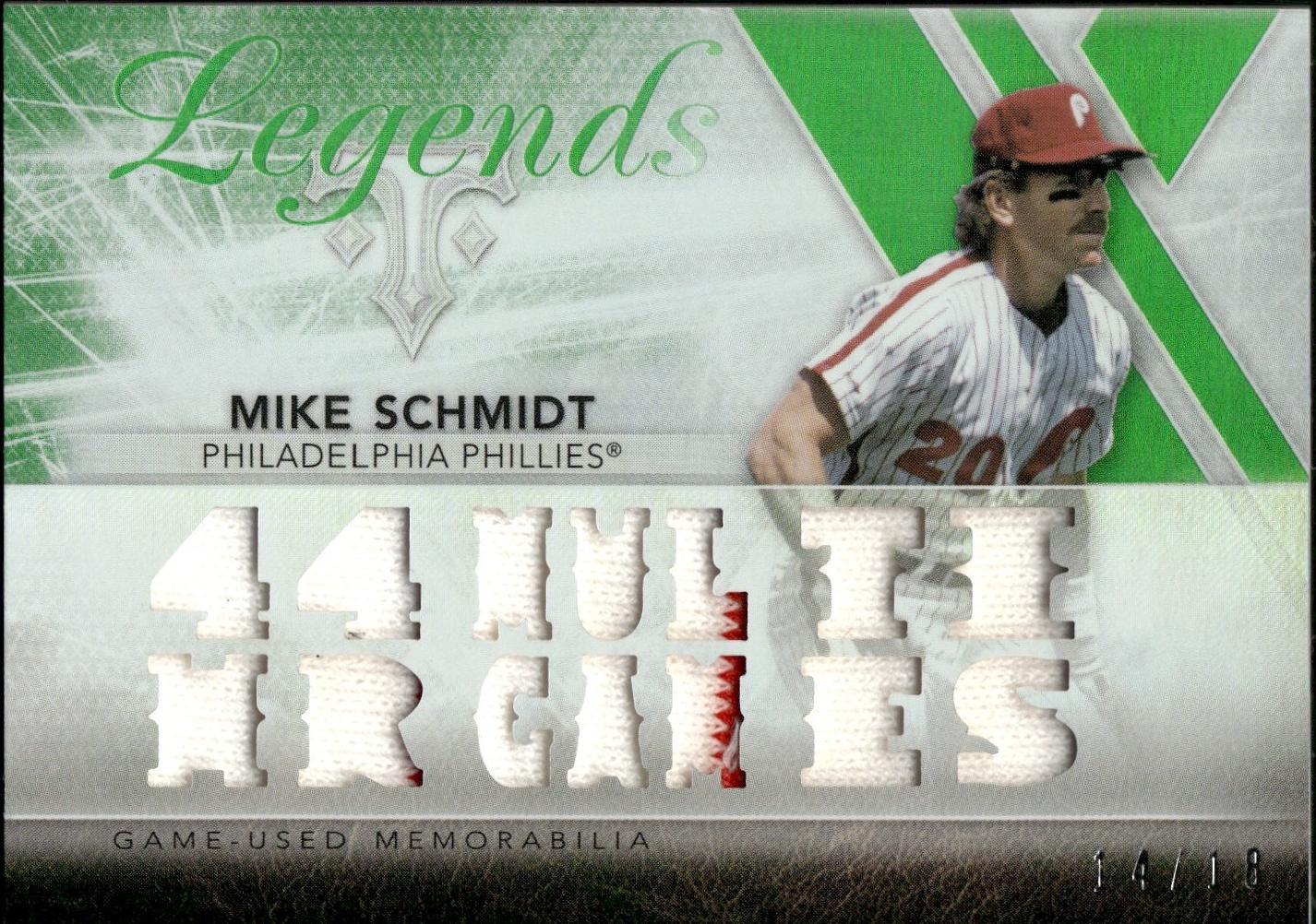 2015 Topps Triple Threads - Relics Legends Mike Schmidt #TTRL-MS ...