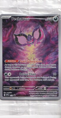 Sealed Holo Pecharunt - 129 Sarlet & Violet Promo Pokemon TCG | eBay