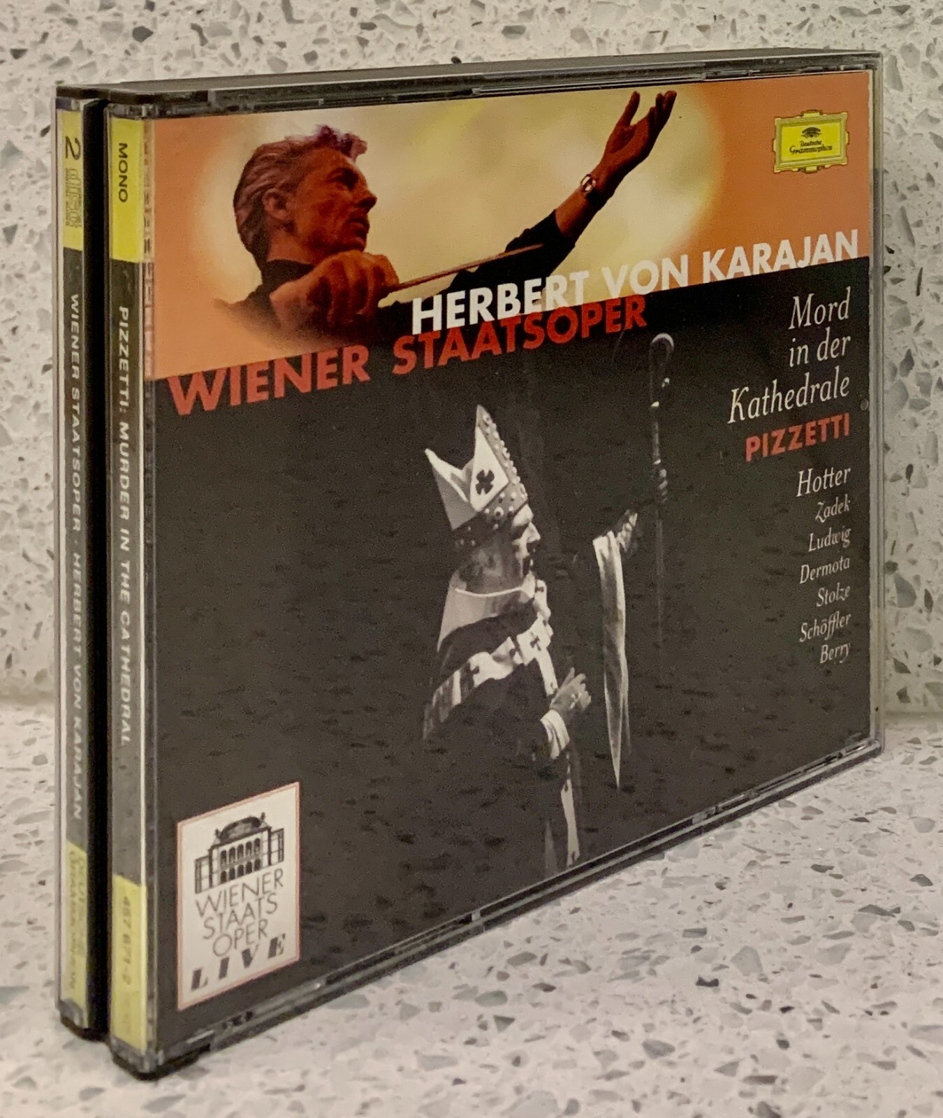PIZZETTI Assassinio nella cattedrale [1960) KARAJAN • HOTTER in German ...