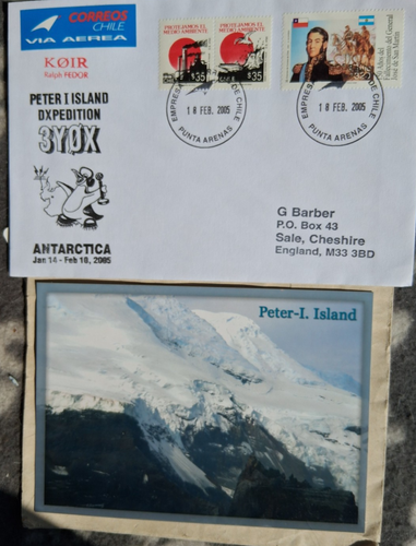 2005 CHILE ANTARCTIC EXPEDITION PETER 1 ISLAND PUNTA ARENAS COVER ...