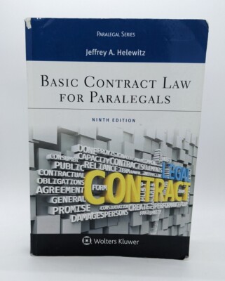 Basic Contract Law for Paralegals, Paperback by Helewitz, Jeffrey A ...