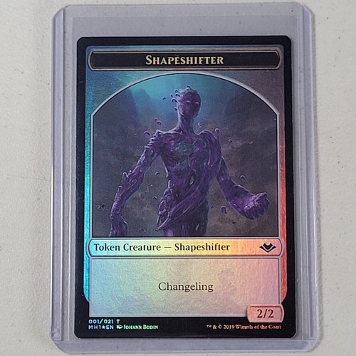 Magic The Gathering Card Shapeshifter Token 1/21 Modern Horizons Foil ...