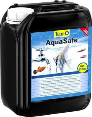 Tetra Aquasafe 5L (5000ml) - Declorinator Fish Tank Tap Safe Water ...