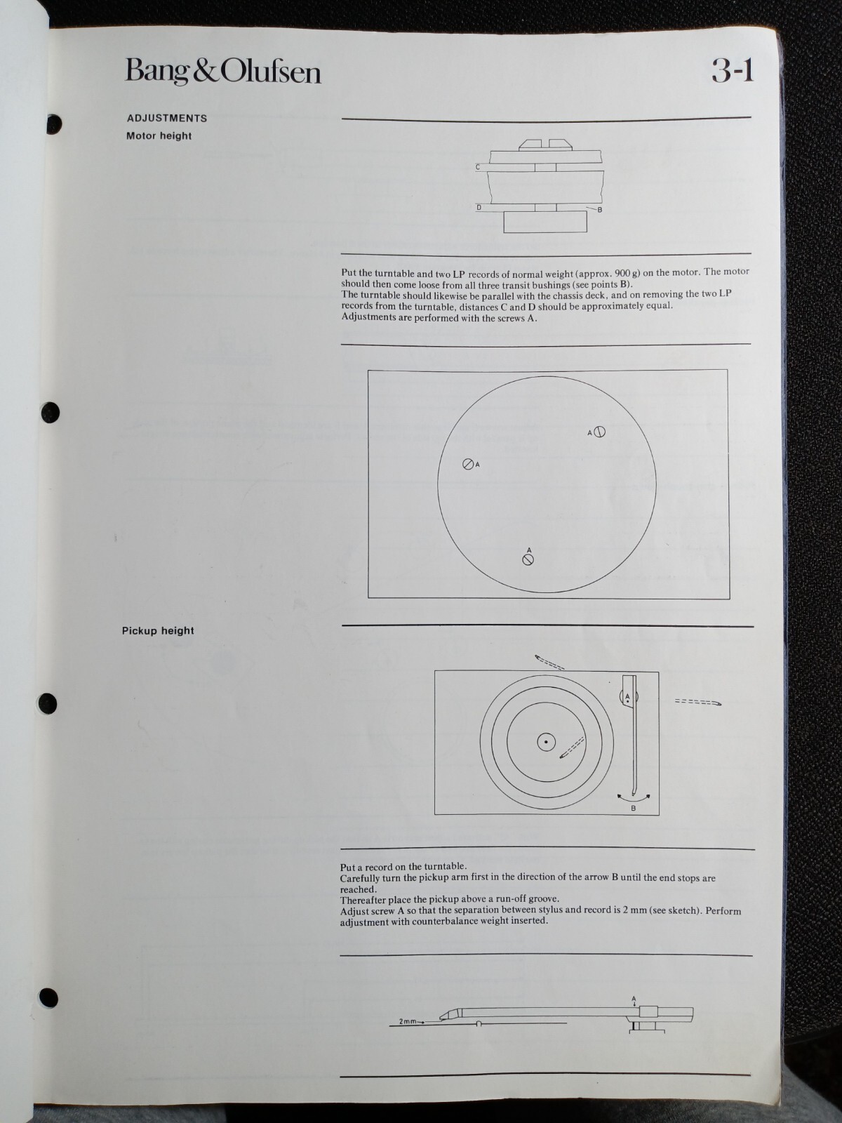 Bang & Olufsen Beogram 3400 1900 Service Manual | eBay