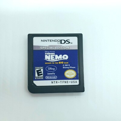 Nintendo DS Finding NEMO Special Edition Escape to the big blue Disney ...