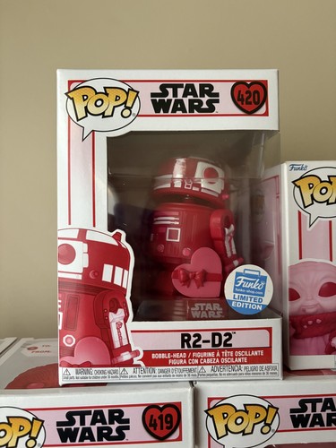 Funko POP! Star Wars Valentine's Day R2-D2 Pink #420 Vinyl Figure ...