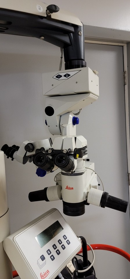 LEICA OPERATING MICROSCOPE M841 EBS FLOORSTAND OPHTHALMOLOGY VITREO ...