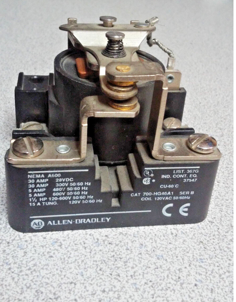 700-HG46A1 SER B 30A 120VAC CONTROL RELAY | eBay