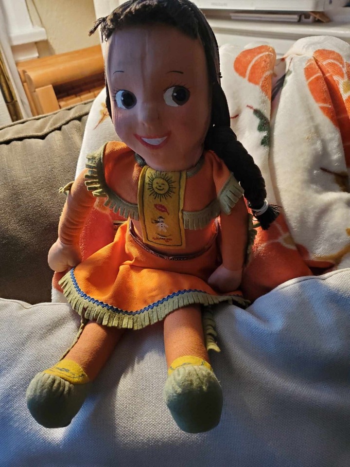 HOWDY DOODY PRINCESS SUMMERFALL WINTERSPRING CLOTH INDIAN RAG DOLL ...