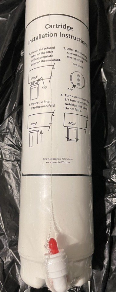 PUREBLUEH20 PURE BLUE H20 WATER FILTER REPLACEMENT 1:1 REVERSE OSMOSIS ...