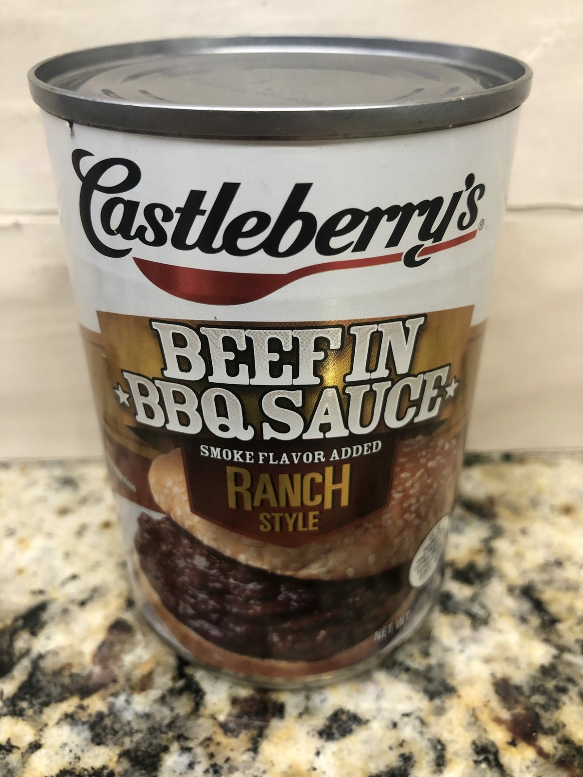 6 CANS Castleberry's Beef in BBQ Sauce Ranch Style 10.5 oz Sandwich ...