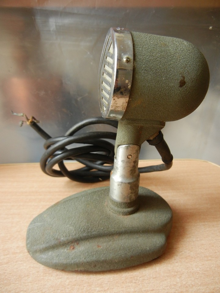 Vintage Rare USSR Russian Soviet Dynamic Microphone MD-55 OKTAVA 1961 ...