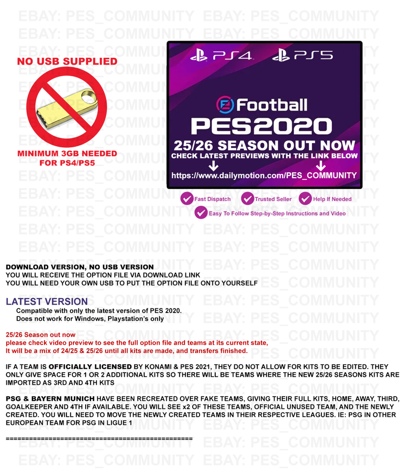 PES 2020 Option File - *25/26 SEASON TRANSFERS AND KITS, AUGUST 2025 ...