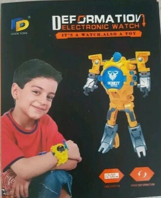 Deformation Robot Electronic Watch d622-h012 NIB | eBay