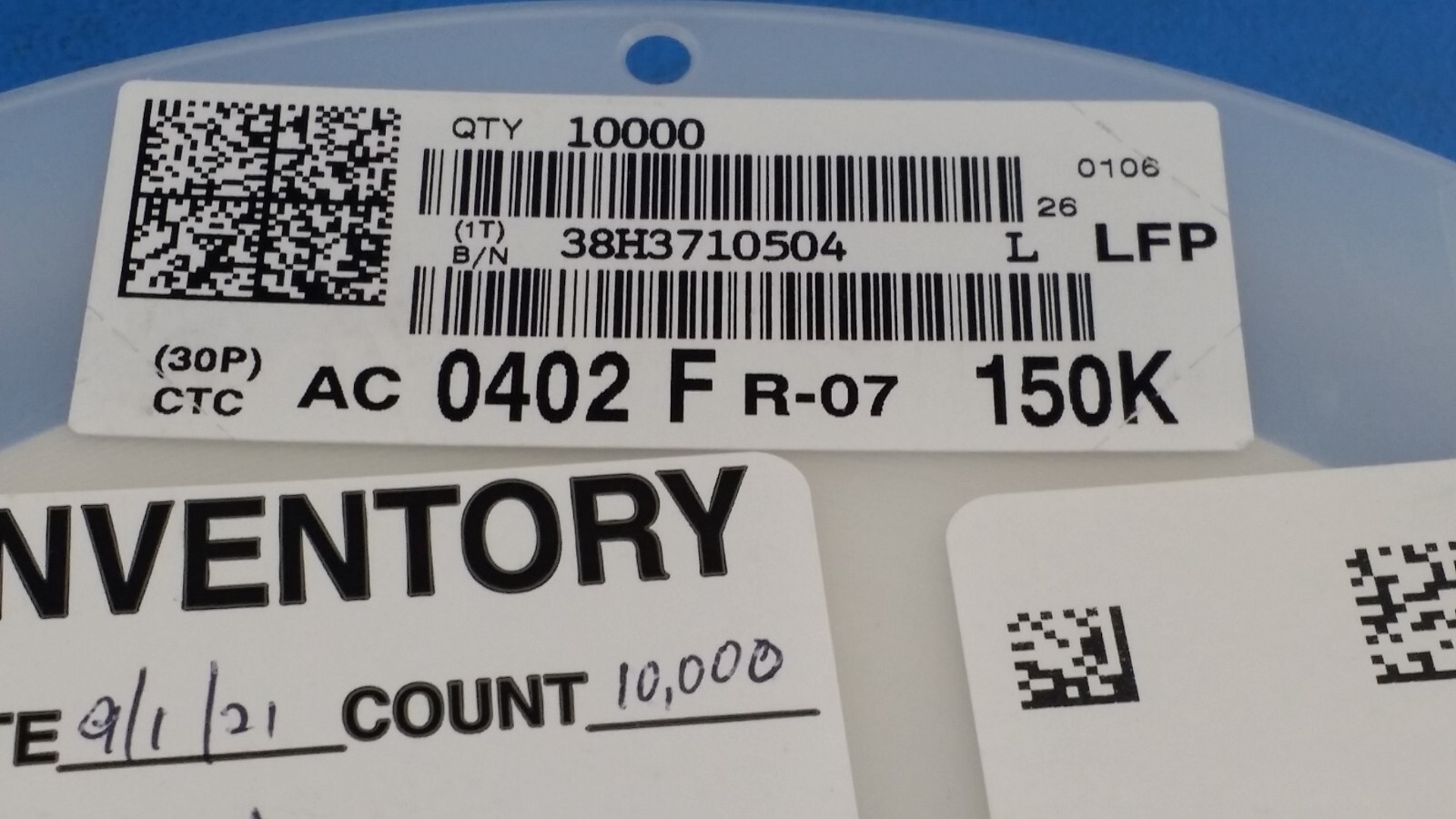 (50 PCS) AC0402FR-07150KL YAGEO RES SMD 150K OHM 1% 1/16W 0402 ROHS | eBay