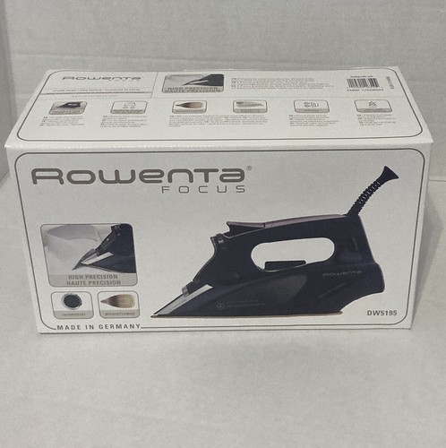 New Rowenta Steam Iron DW5195 Focus Self Clean Auto Off SS Soleplate ...